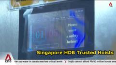 KANGBO intelligent Passenger and Material Hoists used at the projects of Singapore HDB