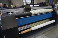 China 2.2m Textile Digital Fabric Printing Machine Heating Inside Flag Cloth Printer for sale