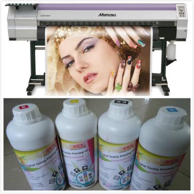 China Dye Sublimation Mimaki Textile Printer Machine Water Based Ink Dual KCMY for sale