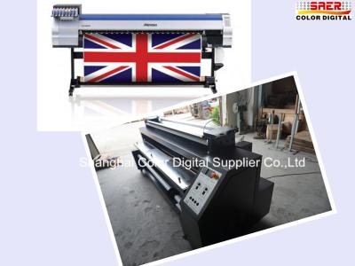 Cina Si raddoppia la stampatrice di Cmyk della stampante del tessuto di Digital di quattro colori con la testa di Epson in vendita