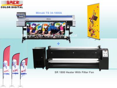 Cina Stampante del tessuto di Mimaki con la testa di Epson insieme al radiatore di sublimazione in vendita