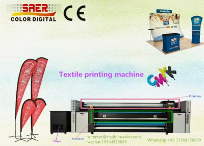 Китай Двойная система печатания ткани CMYK с высокой головой печати DPI продается