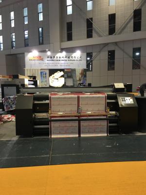 China Automatic Feeding / Taking Up Roll To Roll Flag Printing Machine USB 2.0 Interface for sale