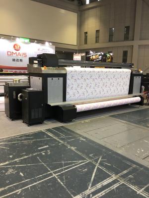 China High Speed Kyocera Print Head Digital Textile Printing Machine Dual CMYK for sale