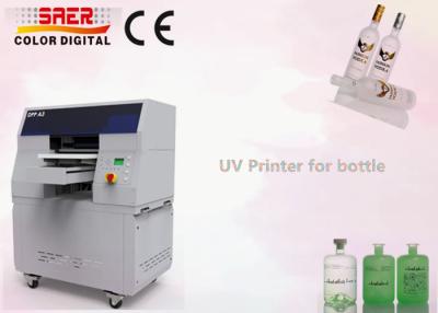 China UV Cylinder Printing Machine For Bottle Digital Inkjet Printers With High Resolution Print Head for sale
