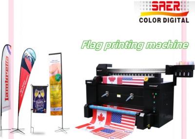 China 1.2M I3200 Heads Dye Sublimation Direct Printing Digital Textile Flag Printer Machine for sale