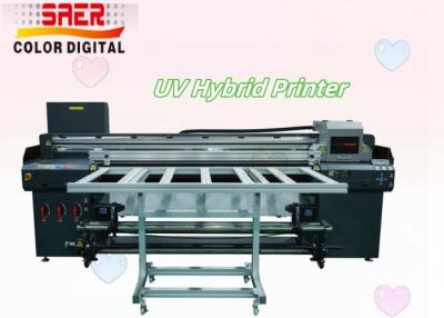 China Hybrid UV Printer For Flat And Roll Material Speedy UV Hybrid Printer for sale