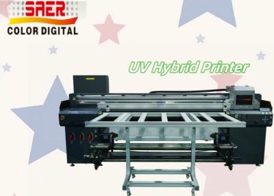 China UV Printer Large Format 1.8m Hybrid UV Roll To Roll And Flatbed All - In - One Printer for sale