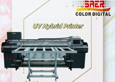 China SAER Banner Paper UV Hybrid Roll To Roll And Flatbed Printer Machine for sale