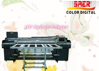 China 1.8m Hybrid Roll To Roll And Flatbed UV Printer Factory Directly Large UVHybrid Printer for sale