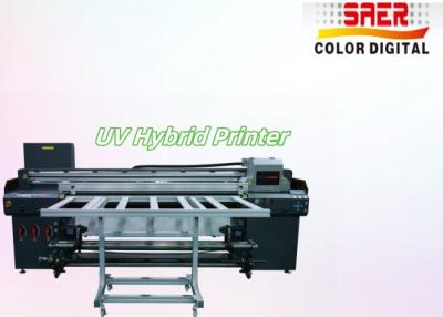 China Warranty 1 Year Flatbed and Roll to Roll UV hybrid printer for Poster Banner Sticker Ceiling Film for sale