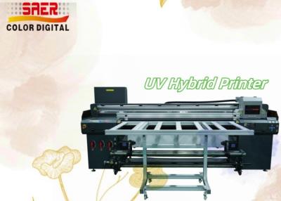 China Large Format Hybrid UV Roll To Roll & Flatbed Printer Multi Functional Inkjet Printer for sale