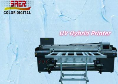 China Digital UV Inkjet Printer Roll To Roll And Flatbed UV Hybrid Printer for sale