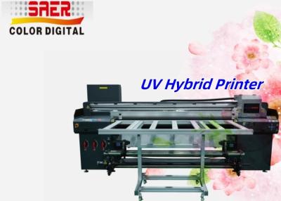 China Automatic High Speed Large Size Poster Printing Production UV Plotter Machine For Roll To Roll And Flatbed Printer for sale