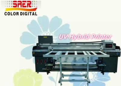 China High Resolution UV Hybrid Drucker Flatbed und Roll To Roll UV Druckmaschine zu verkaufen
