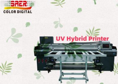 China High Quality 1.8m Hybrid UV Printer Flatbed and Roll to Roll UV Printing Machine for Advertising for sale
