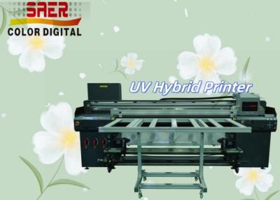 China Flatbed And Roll To Roll UV Hybrid All In One Printer Multicolor UV Printing Machine for sale