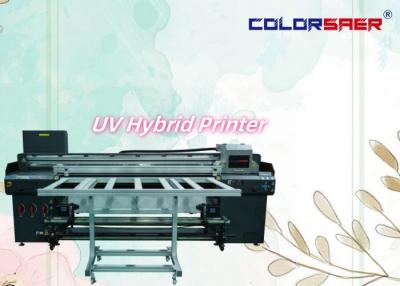 China Flatbed And Roll To Roll UV Hybrid Printer On PVC Sheet Soft Film Vinyl Banner Poster Inkjet Plotter for sale