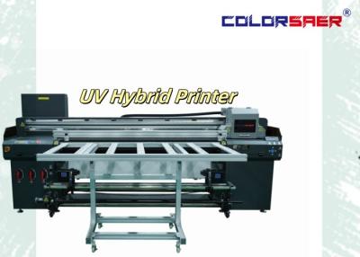China 6 Feet Digital UV Plotter Flatbed & Roll To Roll UV Hybrid Printing Machine With Maintop  Or ONYX  Software for sale