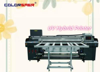China Shanghai Factory Direct Sale 2400 dpi UV Plotter Flatbed and Roll to roll UV hybrid printer for sale