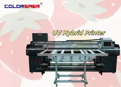 China High Speed Automatic Flatbed And Roll To Roll UV Hybrid Ploter For Creative Signage Making for sale