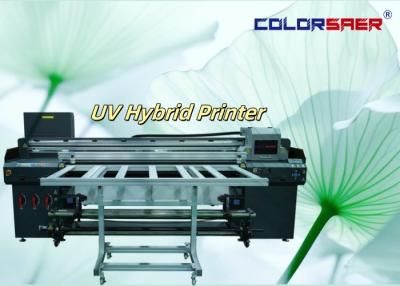 China Shanghai Manufacturer Digital Hybrid UV Plotter Wide Format Printer 6 Feet Roll To Roll With Flatbed UV Hybrid Printer for sale