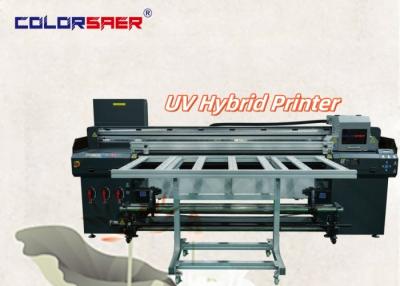 China Shanghai Manufacturer Digital Hybrid UV Plotter Wide Format Printer 6 Feet Roll To Roll With Flatbed UV Hybrid Printer for sale