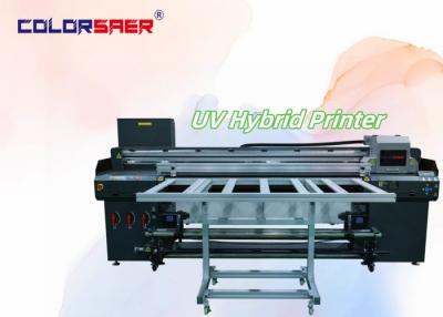 China Digital High Quality Flatbed And Roll To Roll UV Hybrid Printer Sign Printing Machine for sale