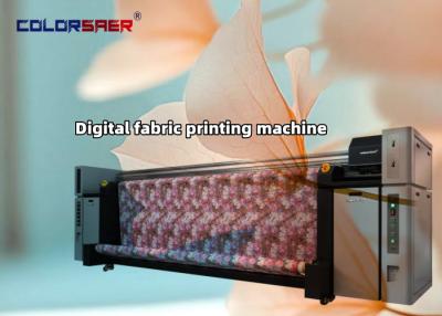 중국 3히터와 함께.2m 디지털 직물 프린터 - CMYK 하강 잉크 판매용