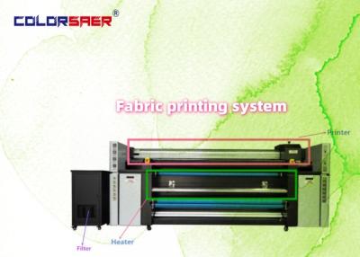 China Automatic Digital Textile Printer 2200mm with 3 Epson i3200 Heads for sale