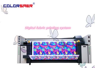 China 4 pcs Print heads Digital Fabric Printing Machine with Windows 7&10 Compatibility and AC100-240V Power for sale