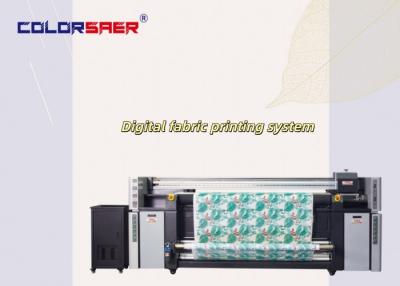 China I3200 Head Inkjet Printers SAER Roll to Roll or Directly Out Curtain/Wall paper/ Umbrella/Tent/Flag Fabric Printing Machine for sale