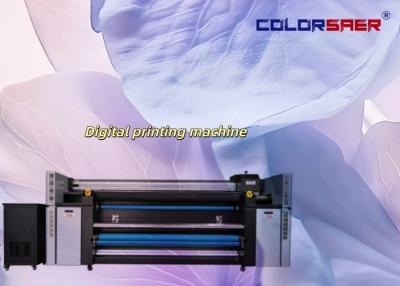 China Wide format digital fabric printer with far infrared heater system for polyester and cotton fabric for sale
