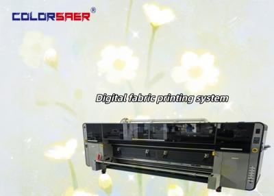 China High-quality Digital Textile Printer with KJ4B-QL Water-based Print Head for 3200mm Printing Width and Automatic Roll To Roll for sale