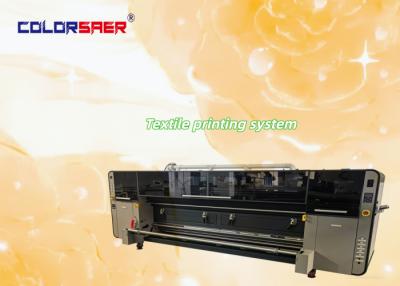 China Good Quality SAER 3.2m Textile Printing Machine Roll to Roll Inkjet Digital Banner Printer for Large Background Wall for sale