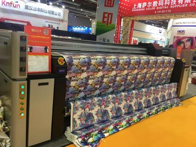 China Large Size High Resolution Inkjet Textile Printing Machine With Automatic Feeding System for sale