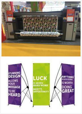 China Three Printhead Sublimation Flag Printing Machine 1800DPI Resolution 1 Year Warranty for sale