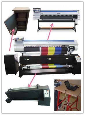 China Roll To Roll Flag Printing Machine 1440dpi Resolution High Speed Inkjet Printer for sale