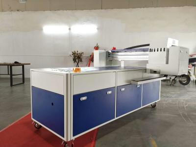 China 8 Colors Tee Shirt Printing Machine Flatbed Printer 600 * 1200mm Printing Size for sale