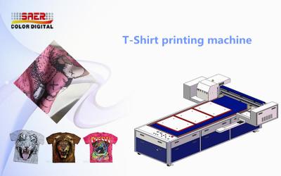 China Cotton T Shirt Printing Machine A3 Size Digital Direct To Garment Printer for sale