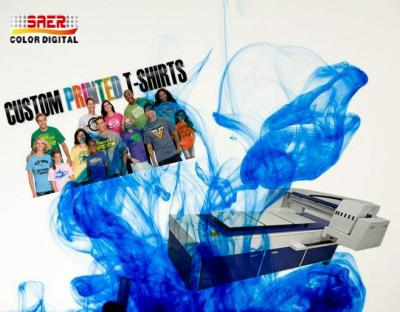 China Stable High Efficiency T Shirt Printing Machine With 8 Ricoh GH2220 Print Heads for sale