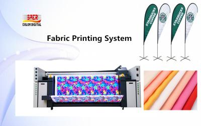 China 110V / 220V Automatic Fabric Printing System / Inkjet Fabric Printing Machine for sale