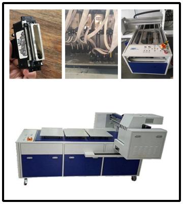China Large Format Flatbed Tee Shirt Printing Machine With Printing Size 600*1200mm for sale