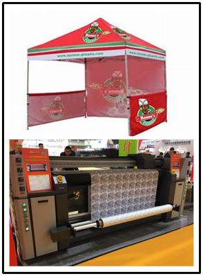 China Pop Up Digital Textile Flag Printing Machine With Dye Sublimation Ink for sale