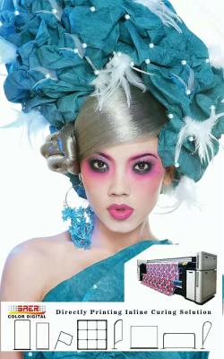 Китай Крен для того чтобы свернуть печатную машину КСР3200 ткани цифров с головой Эпсон 4720 продается