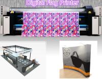 China Continuous Ink Supply Flag Printing Machine Epson Head Printer Electro Thermal Heating for sale