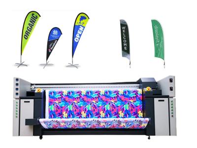 China Voltage 380V Continuous Inkjet Printer Flag Printing System 6500W Gross Power for sale