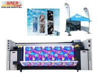 China Piezo Dual CMYK 6500W Flag Continuous Inkjet Printer for sale