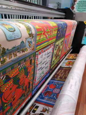 China 4 heads Sublimation Fabric Plotter 3.5kw Digital Textile Printing Machine for sale