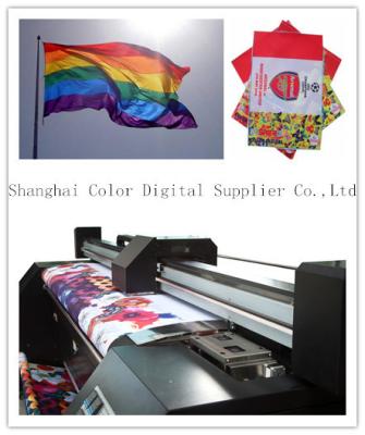 China 3.2m Fabric Color Brightly Dual CMYK Printing Machine / Epson Head Printers for sale
